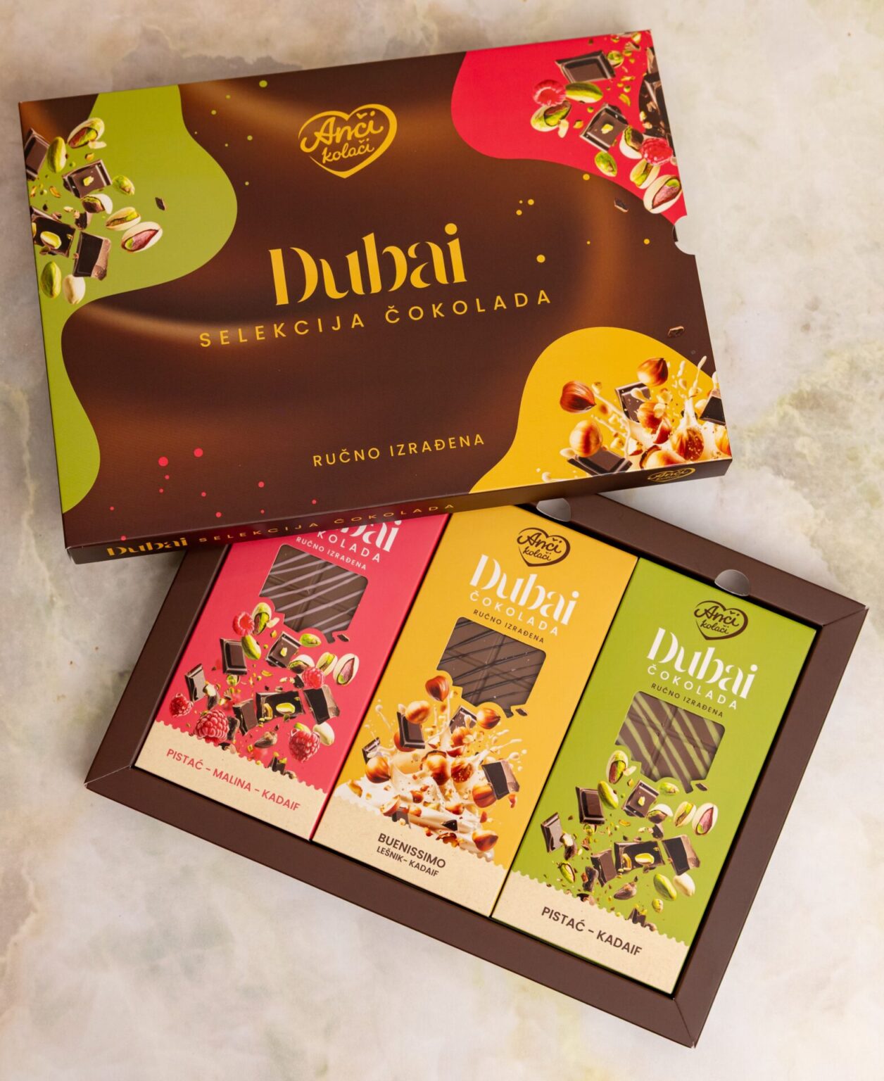 Set Dubai čokolada - Poslastičarnica Anči kolači